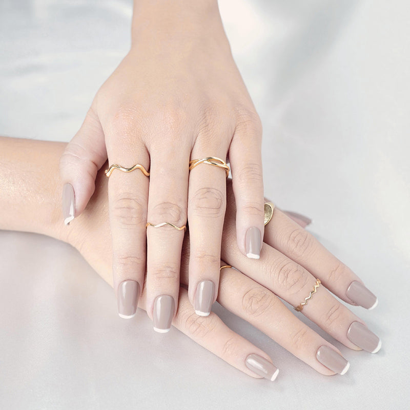 French Tip 001 | Móng sơn đầu móng | CocoNala