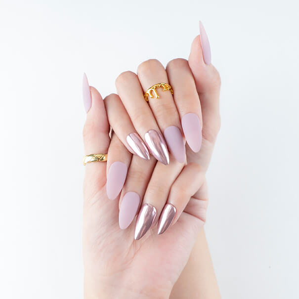 Pink Mirror | Móng tráng gương | CocoNala